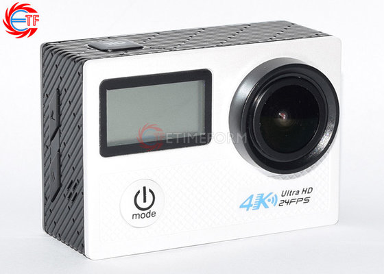CE / RoHS Dual Screen Action Camera Sony IMX179 Sensor Outdoor For Car DVR
