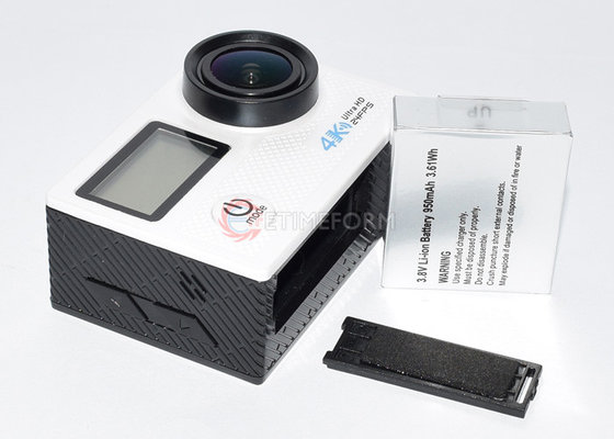 CE / RoHS Dual Screen Action Camera Sony IMX179 Sensor Outdoor For Car DVR