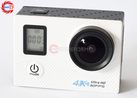 White EK1B WIFI FHD 1080p Action Camera Dual Screen Helmet Outdoor 4k 30fps