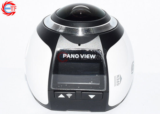 Panoramic White 4k 60fps Action Camera With Remote Control 30M Waterproof Outdoor DV