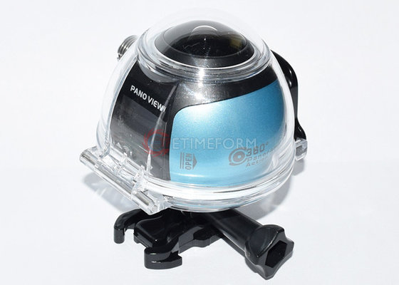 0.96” LCD Blue Helmet Sports Camera Ultra HD , 4K Action Camera Wireless
