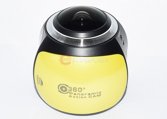 Panoramic 30m Waterproof DV Camera Allwinner V3 , Yellow 1080p 60fps Action Camera