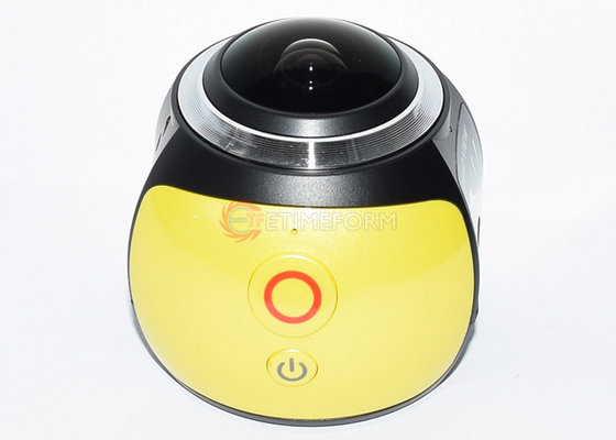 Panoramic 30m Waterproof DV Camera Allwinner V3 , Yellow 1080p 60fps Action Camera