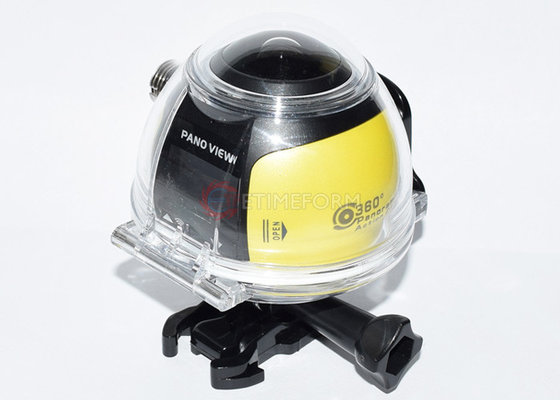 Panoramic 30m Waterproof DV Camera Allwinner V3 , Yellow 1080p 60fps Action Camera