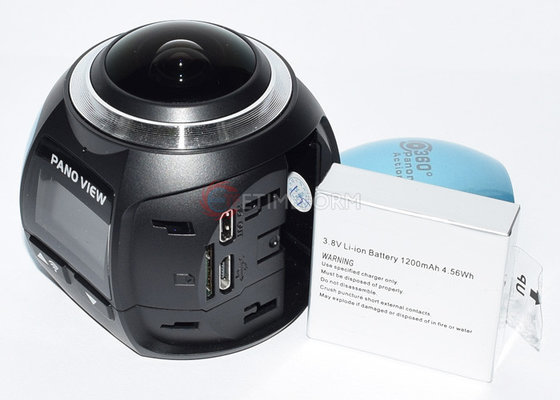 Colorful EV360 WIFI 360 Degree Sports Camera Panoramic Allwinner V3 With Case