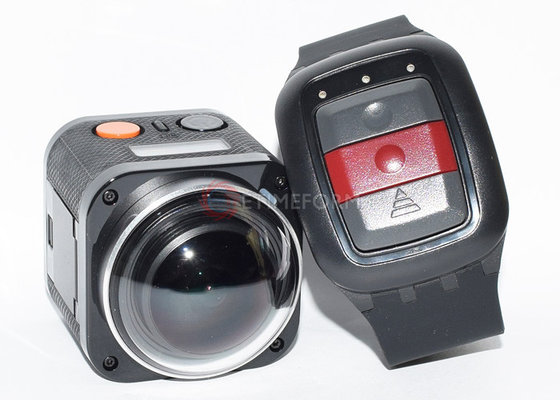 E360h Cube Action Camera With 2.4 G Remore Controller , 360 VR Sport Camera 4k