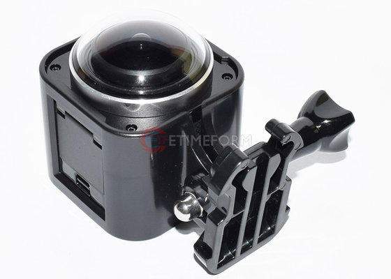 E360h Cube Action Camera With 2.4 G Remore Controller , 360 VR Sport Camera 4k