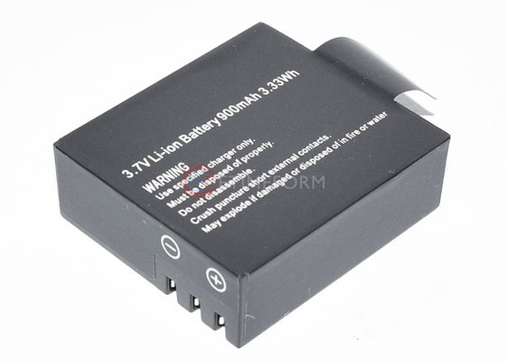 High Density H9 Sj4000 Action Camera Battery Rechargeable 3.7v Portable Design