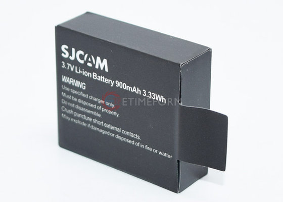 SJCAM Brand 900mAh Action Camera Battery Black Rechargeable Camera Batteries