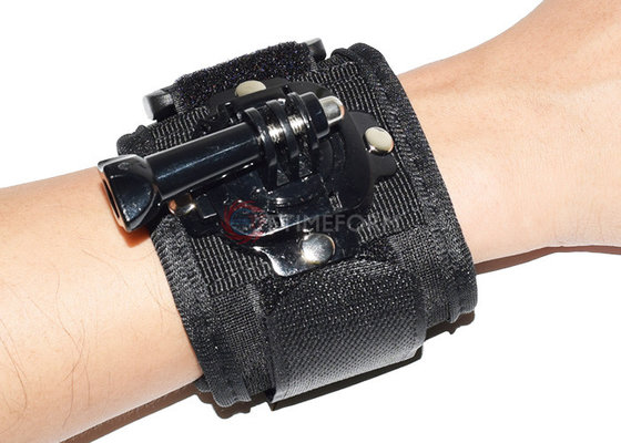 Sj4000 Mount Adapter Camera Wrist Strap Arm For Go Pro 360 Degree Rotation