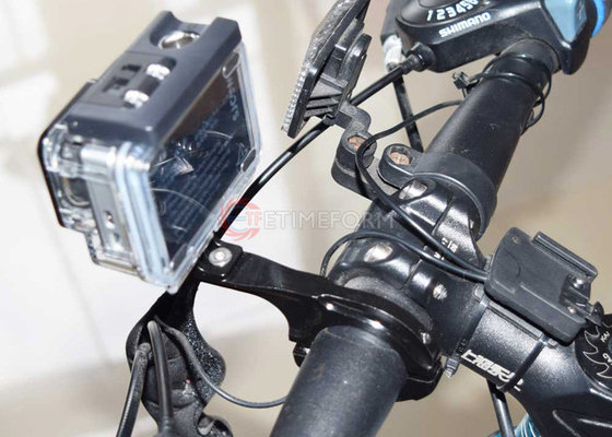 Long Arm Fixed Sports Camera Accessories Metal Bicycle Handlebar Clamp For Gopro