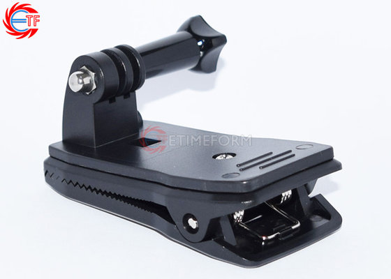360 Degree Rotation Underwater Camera Accessories , Plastic Backpack Camera Belt Clip