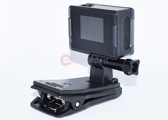 360 Degree Rotation Underwater Camera Accessories , Plastic Backpack Camera Belt Clip