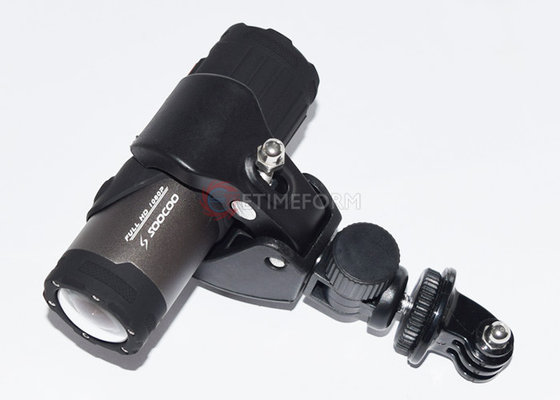 Rotation Action Camera Accessories , Plastic Motorcycle Handlebar Camera Mount