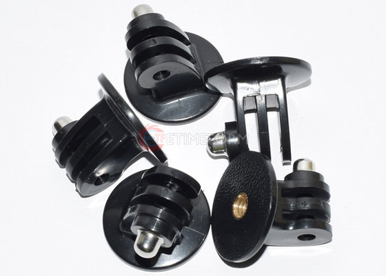 Standard Action Camera Accessories 1/4" Threads Camera Tripod Mount With Long Bolt