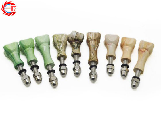 Stainless Plastic Thumb Screw Knobs , Compact Long / Short Sports Camera Accessories