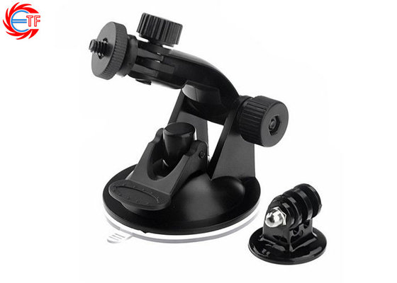 Black Window Glass Tripod Suction Cup Adapter For Gopro Hero 4 360 Degree Swivel