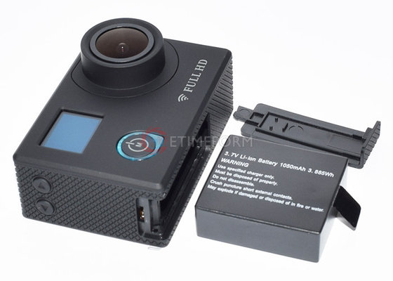 Dual Screen FHD 1080p Action Camera 12mp NTK96658 With Remote Controller