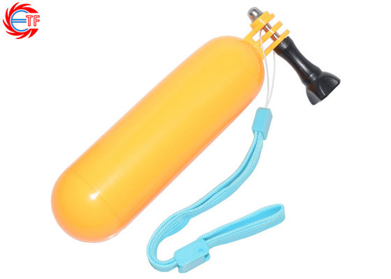 Plastic Yellow Action Camera Accessories Floaty Bobber With Strap And Screw