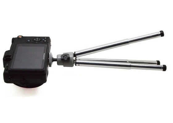 Lightweight Mini Extendable Tripod , Action Camera Accessories With Adjustable Legs
