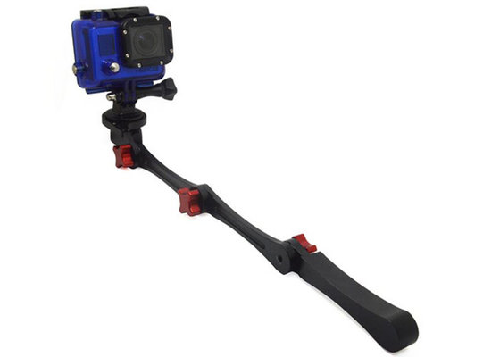 Egp160 CNC Aluminum Selfie Stick For Gopro Hero 3, 3 Way Monopod For Action Camera