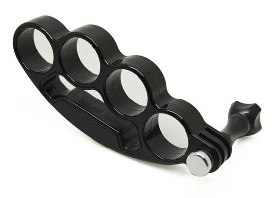 Black Plastic Sports Camera Tripod  for GoPro Hero 5 Knuckles Fingers Grip