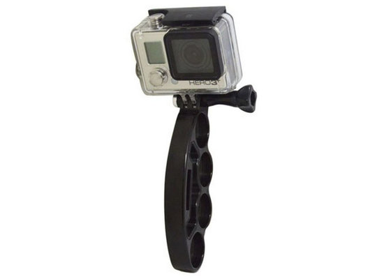 Black Plastic Sports Camera Tripod  for GoPro Hero 5 Knuckles Fingers Grip