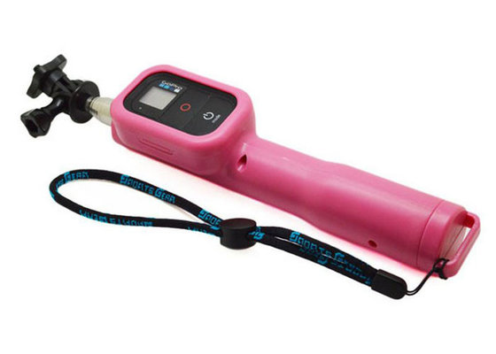 Colorful Pole Monopod Action Camera Selfie Stick  For Gopro 4 With Screw Lanyard