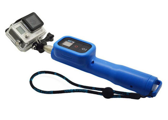 Colorful Pole Monopod Action Camera Selfie Stick  For Gopro 4 With Screw Lanyard