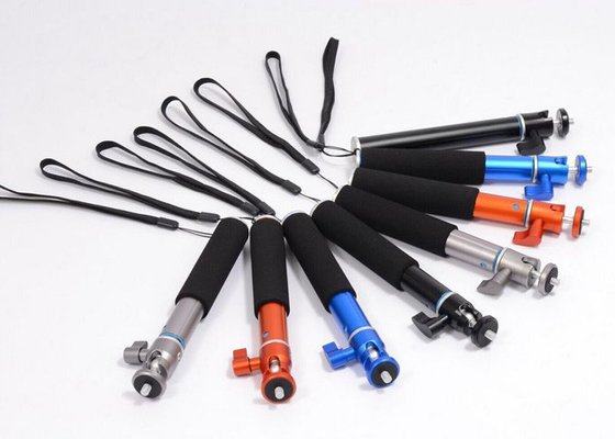 Wire Control Mini Extendable Action Camera Selfie Stick Waterproof With Remote