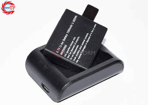 1 Pcs Li-ion Battery + Action Camera Battery Charger Black For TF Esj7000