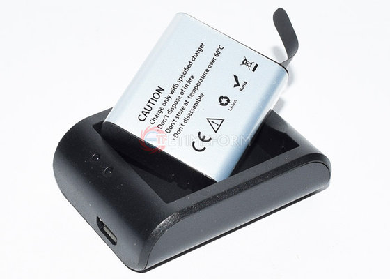 1 Pcs Li-ion Battery + Action Camera Battery Charger Black For TF Esj7000