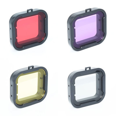 Action Cam Diving Underwater Filter Lens Protective Cover Sjcam Sj6 Accessories