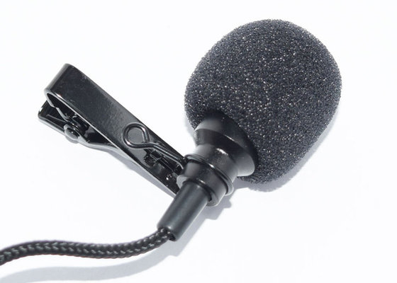 Black Sjcam Accessories External Microphone With Clip Type A / B For Sj6 Legend / Sj7 Star / Sj360