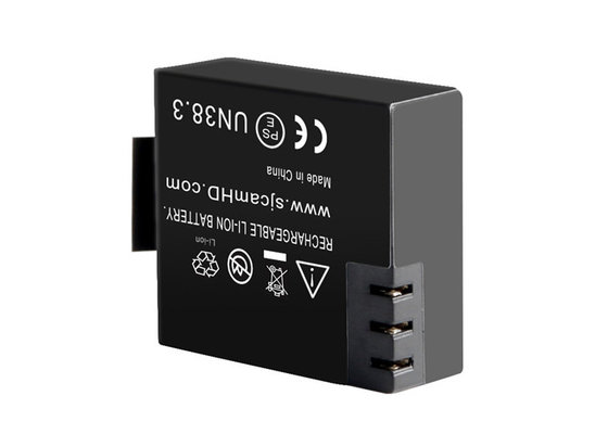 Black Sjcam Accessories 3.7V 900mAh Rechargeable Li-ion Battery for Sj4000 Sj5000 M10 Series
