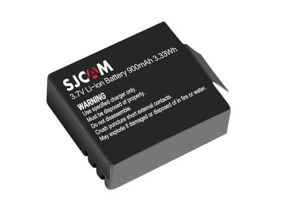 Black Sjcam Accessories 3.7V 900mAh Rechargeable Li-ion Battery for Sj4000 Sj5000 M10 Series