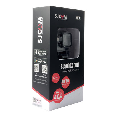 Black Original Sj5000x  Elite 4k Waterproof Action Camera 128GB Memory