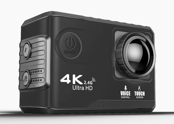 Voice Control EF100P Wifi 4K Action Camera 2.0 Touch Screen with Gyro and Remote, GPS Extension as option