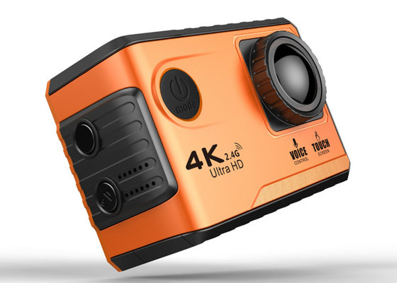 Voice Control EF100P Wifi 4K Action Camera 2.0 Touch Screen with Gyro and Remote, GPS Extension as option
