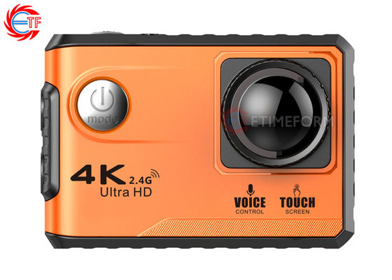 Voice Control EF100P Wifi 4K Action Camera 2.0 Touch Screen with Gyro and Remote, GPS Extension as option