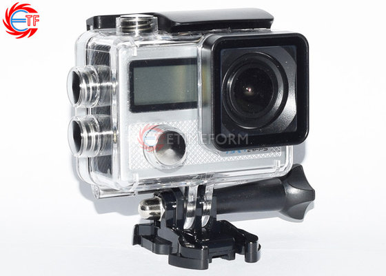 16MP Dual Screen Action Camera 170 Degree Wide Angle Adjustable CE / ROHS