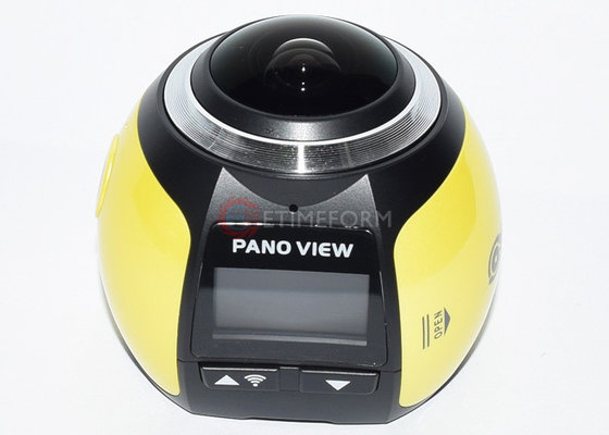 Panoramic 30m Waterproof DV Camera Allwinner V3 , Yellow 1080p 60fps Action Camera