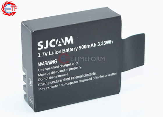 SJCAM Brand 900mAh Action Camera Battery Black Rechargeable Camera Batteries