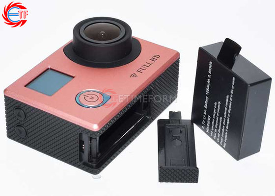Rose Golden Super Thin FHD 1080p Action Camera Dual Screen With WIFI