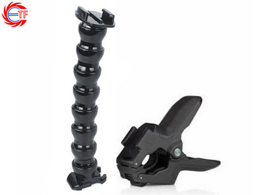 Black Ggp152 7 Joint Adjustable Sports Camera Tripod OEM  Jaws Flex Clamp
