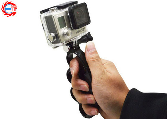 Black Plastic Sports Camera Tripod  for GoPro Hero 5 Knuckles Fingers Grip