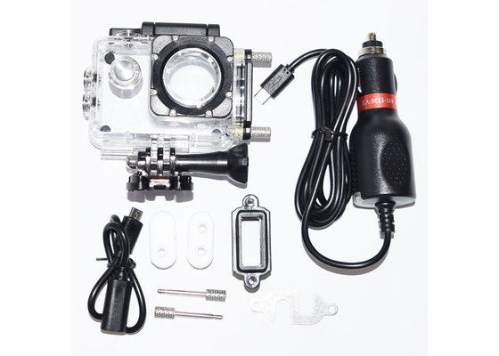 SJCAM Waterproof  Case  with Charger for SJ4000 + Plus SJ4000 WIF on Motorcycle