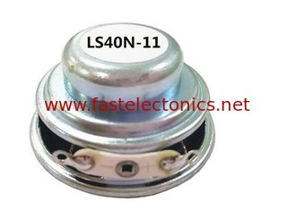 LS40N-11/1.5 inch 8 Ohm 3W rubber edge paper basin ,speaker; loudspeaker; reproducer; horn.loudhailer;