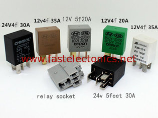Tianyi CHINT Songle relay 12V OMRON 24V automotive headlamps air conditioning fan relay