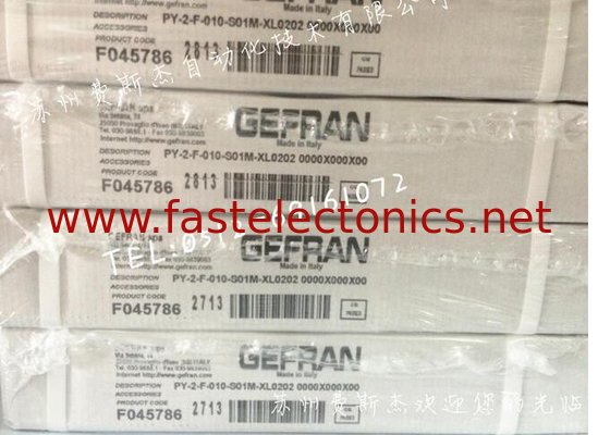 Italy GEFRAN self reset type displacement sensor / electronic ruler PY-2-F-010-S01M
